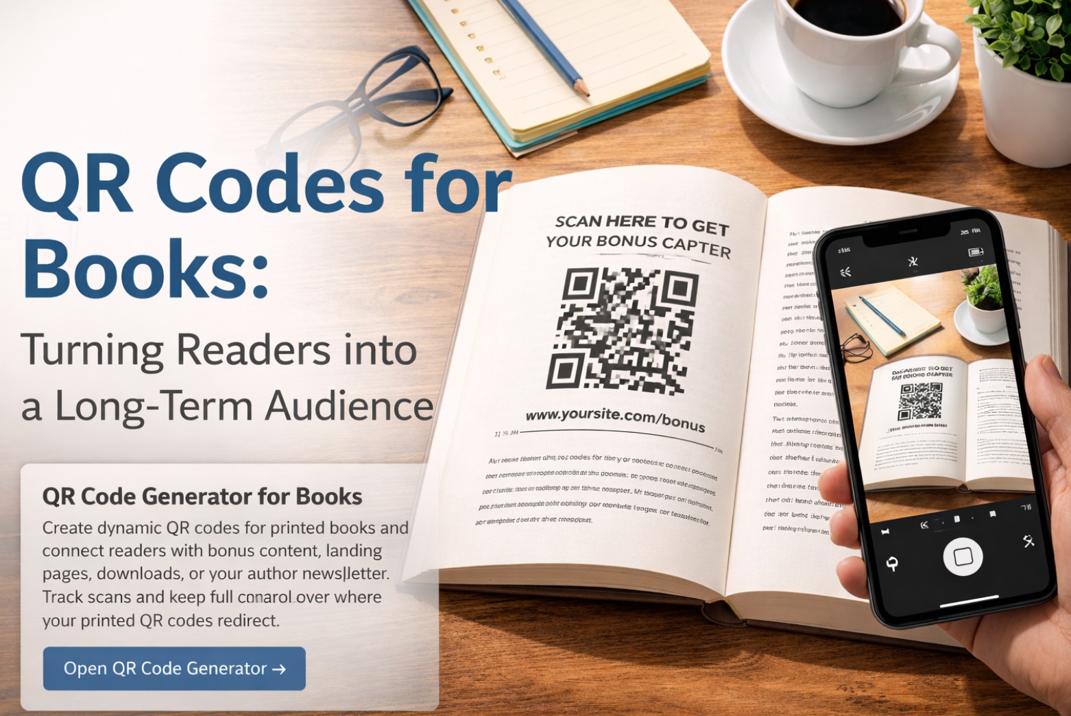 QR Code Generator for Books – Connect Readers to Bonuses, Newsletter ...